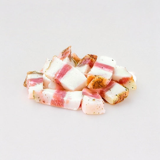 Hand Diced Guanciale Stagionato | Dry-cured Pork Cheek | Subissati ...